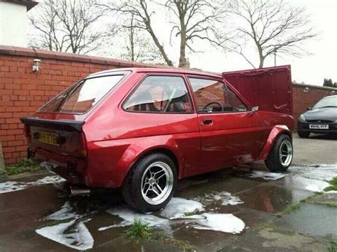 Candy Red Mk Fiesta Classic Ford Retro Cars