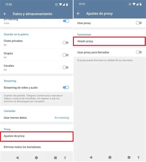 Cómo Configurar Un Servidor Proxy En Telegram El Androide Feliz