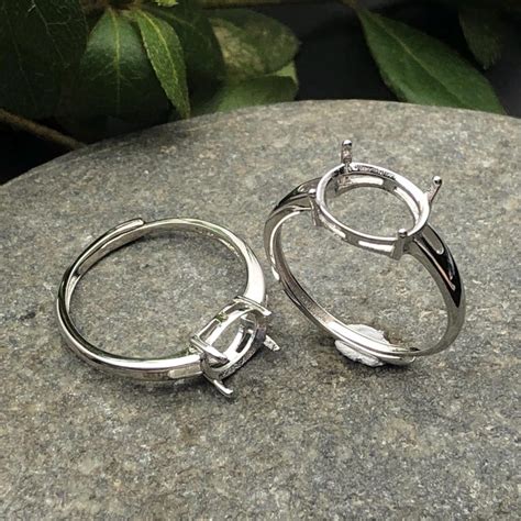 Ring Blank For Stone Etsy