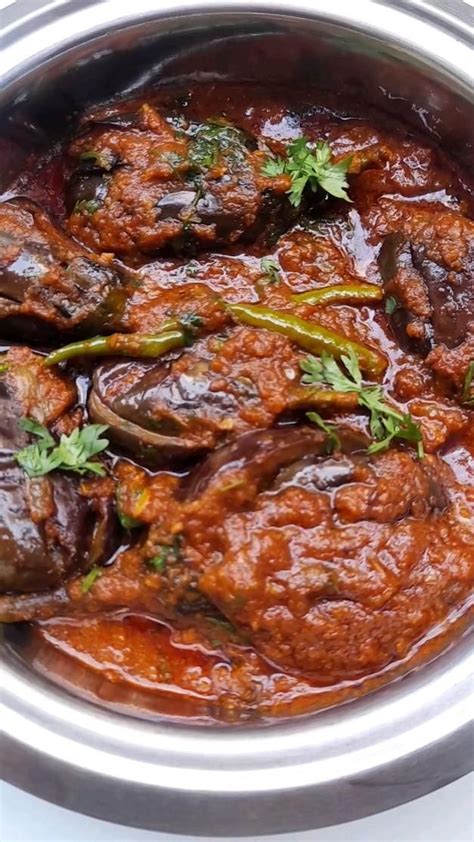 Dhaba Style Baingan Masala Brinjal Masala I Egg Plant Curry