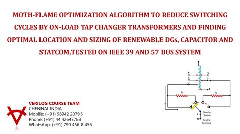 Moth Flame Optimization Reduce Switching Cycles Oltc Optimal Location