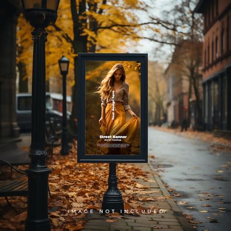 Premium Psd Street Poster Mockup