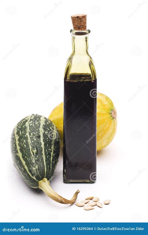 Pumpkin oil stock photo. Image of bottle, white, food - 16295364