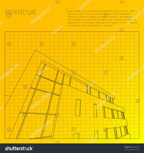 Architecture Grid Blueprint Background Sample Stock Vector Royalty Free 634409228 Shutterstock
