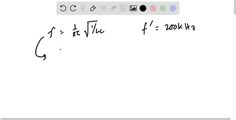 Solved A Series Rlc Circuit Has A 200 Khz Resonance Frequency What Is