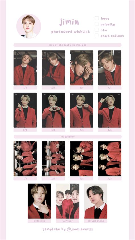 Hd Wls Scans Are In My Linktree Please Don T Remove Cut The Credits Wls Photocard Bts Jimin