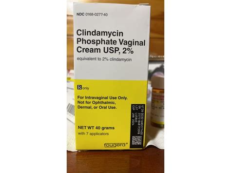 Clindamycin Phosphate Vaginal Cream Usp 2 40 G Fougera Rx