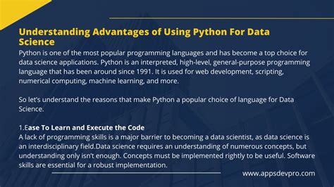 Ppt What Is The Future Of Data Science With Python Powerpoint
