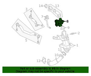 2020-2024 GM Exhaust Gas Recirculation (EGR) Valve 55510254 ...