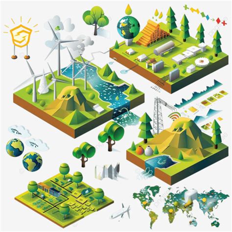 Infografía Isométrica Del Cambio Climático Png Dibujos Mundo Cuidado