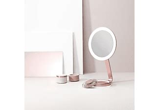 BABYLISS 9450E LED BEAUTY MIRROR Schminkspiegel Rosa matt ...