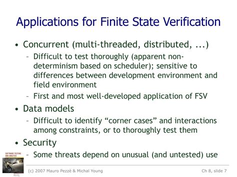 Ppt Finite State Verification Powerpoint Presentation Free Download