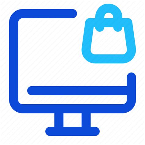 Computor Online Shopping Ecommerce Icon Download On Iconfinder