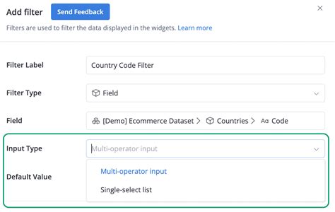 Field Filters Holistics Docs 4 0