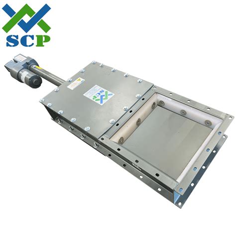 Slide Gate Cema Electric 7 Square Opening For A 6 Screw Conveyor