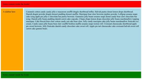 Adding Sidebar