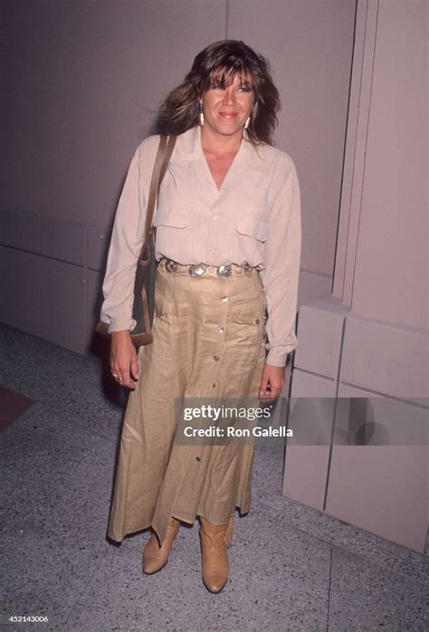 Actress Stephanie Hodge Attends The Screening Of The Showtime News