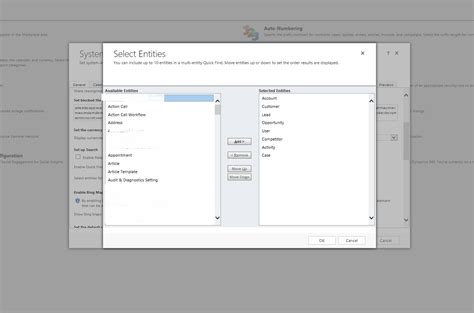 Modifying Global Search In Dynamics 365 Enable Global Search In
