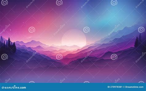 Pink Gradient Background A Soothing Blend Of Soft And Vibrant Pink Hues Generative Ai Stock