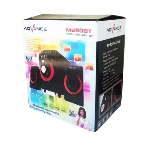 Speaker Aktif Advance M250bt Audio Multimedia 21 Super Woofer