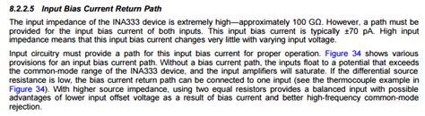 INA INA Input Bias Current Return Path Amplifiers Forum Amplifiers TI E E Support