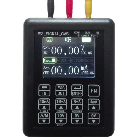 precision 4 20ma 0 10v signal generator calibrator constant current so