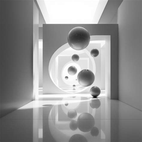Free Spheres Meet Architecture Photo Minimal Spheres Architecture Download At Stockcake