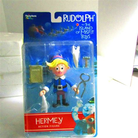 Rudolph The Red Nosed Reindeer Hermey The Elf Dentist Action Figure Mib