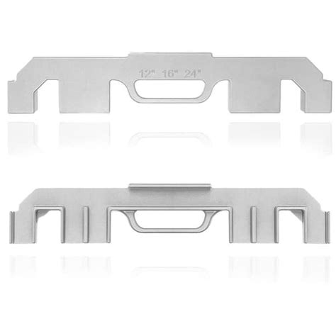 Nvnoo 16 In Cast Aluminum Framing Spacing Tool Precision Measurement Jig Tool For Framing Wall