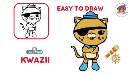 How To Draw Octonauts Kwazii Cat Youtube