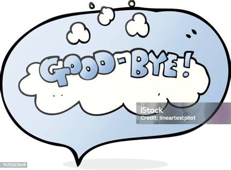 자유형 그린 말풍선 만화 안녕 기호 0명에 대한 스톡 벡터 아트 및 기타 이미지 0명 굿바이 낱말 귀여운 Istock