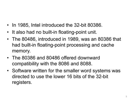An Intel Architecture Which Is A Cisc 2 Ppt