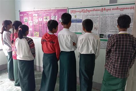 ပျော်ဘွယ်မြို့နယ်တွင် စာဖတ်ရှိန်မြှင့်တင်ရေး အသိပညာပေးဟောပြောပွဲနှင့