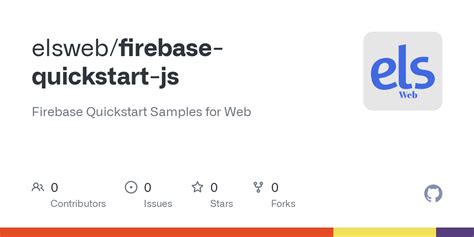 github elsweb firebase quickstart js firebase quickstart samples for web