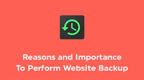 Reasons Why Its Important To Perform A Website Backup SeekaHost