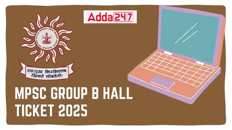 MPSC Group B Mains Hall Ticket Out Direct Link To Download Mains Admit Card