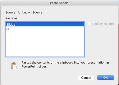 Where Is The Option To Keep Source Formatting When Pasting