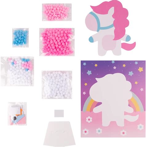 Набор для творчества 1 Вересня Аппликация с помпонами Единорог 5056574426833 фото отзывы