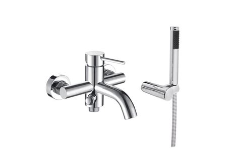 Badkraan Van Marcke Cocoon Bad Douche Mengkraan Met Handdouche Chroom