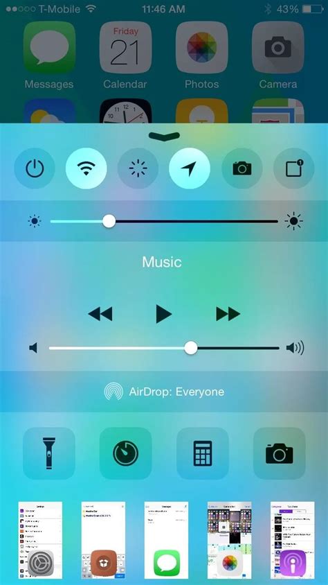 Access The App Switcher From Your Iphones Control Center Ios