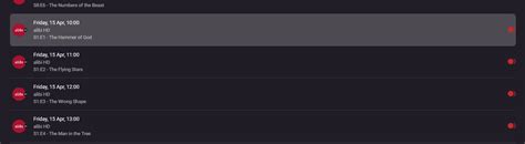 Emby Recording Programs Already Existing In Library Synology Emby Community