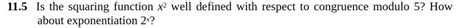 Solved 11 5 Is The Squaring Function X2 Well Defined With