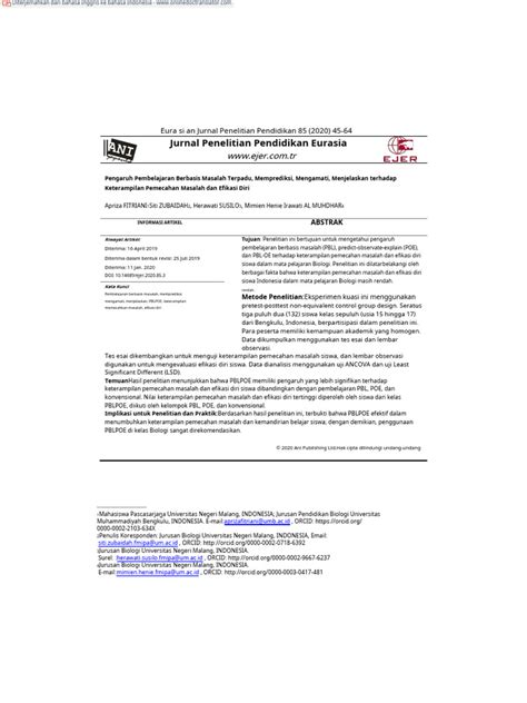 the effects of integrated problem based learning predict observe