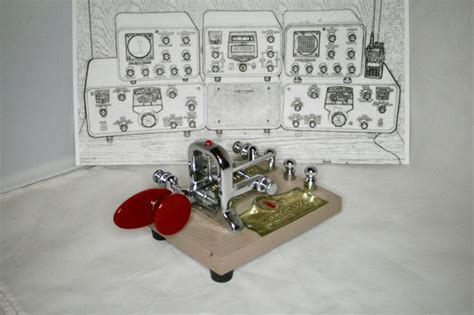 Vintage 1966 Vibroplex Vibrokeyer Morse Code Key