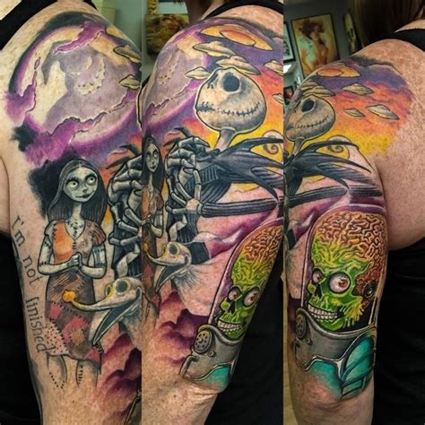 Tim Burton Inspired Tattoos