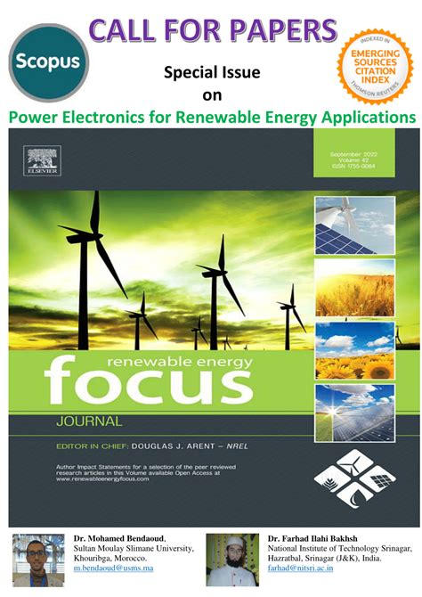 Pdf Special Issue On Power Electronics For Renewable Energy