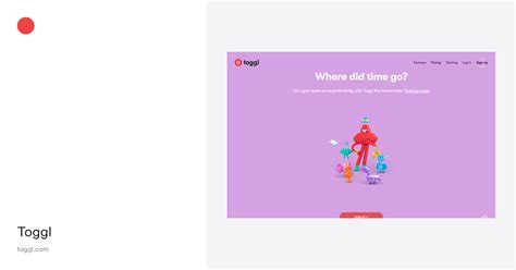 Toggl — Web Design Inspiration — Siteinspire