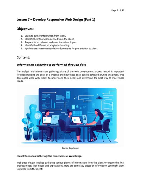 lesson 07 develop responsive web design pdf brand websites