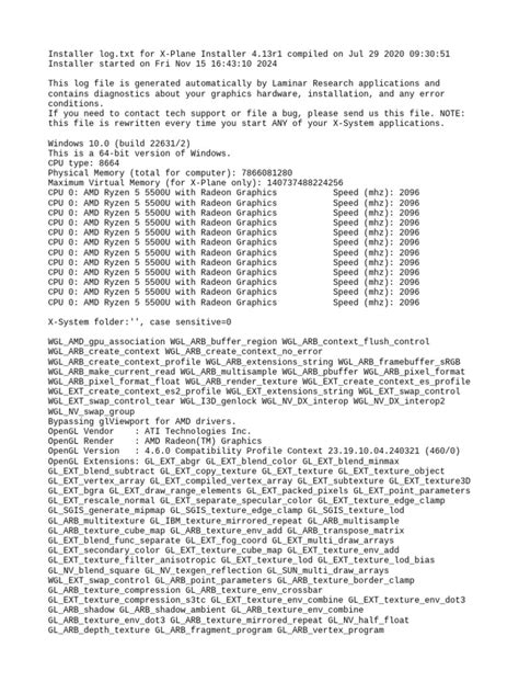 x plane installer log pdf computing platforms computer architecture