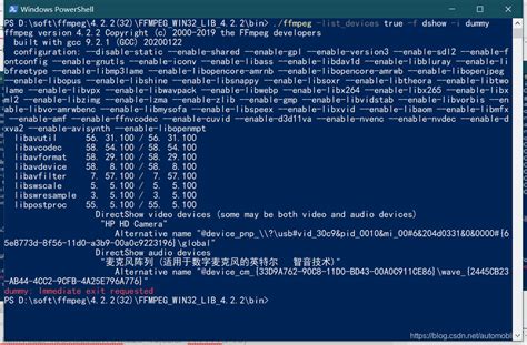 ffmpeg —— ffmpeg代码播放本地usb摄像头（附源码） ffmpeg 打开usb摄像头 csdn博客